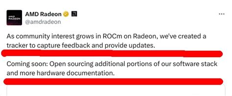 amd says they ll be open sourcing more of their gpu software stack