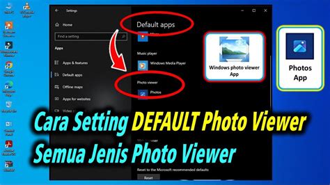 Cara Setting Default Photo Viewer Semua Jenis Photo Viewer YouTube