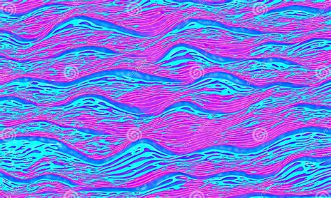 80 Olografici Rosa E Blu Congelato Onde Di Sfondo Onde Di Fuso