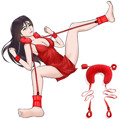 Sex Position Restraint With Neck Cushion Red Allureluv