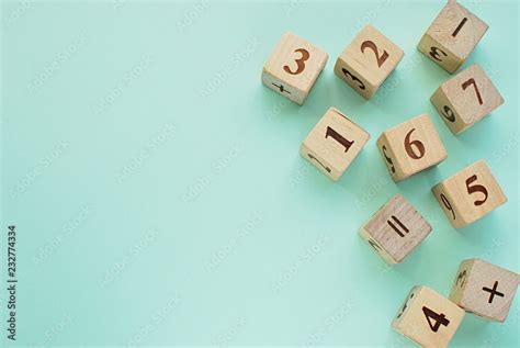 Arithmetic Mathematics Learning Concept Numbers Background With