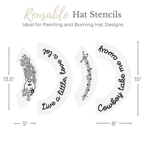 Country Love Reusable Hat Stencil Set Essential Stencil
