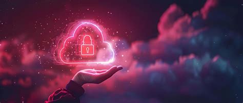Securing The Cloud A Digital Lock For Personal Data Concept Cloud Security Data Protection