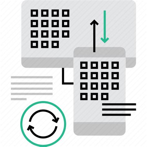 Data Devices Pair Pairing Sharing Sync Synchronization Icon