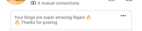 rajani ekunde☁️ on linkedin thankyou