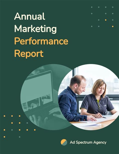 Marketing Performance Report Template Visme