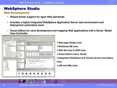 PPT Application Modernization With IBM WebSphere Studio PowerPoint Presentation ID
