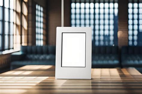 Premium AI Image A Mockup Of A Blank Polaroid Photo Frame
