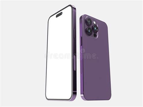 Realistic Smartphone Display Device Screen Template For Infographics Or Presentation Uiux