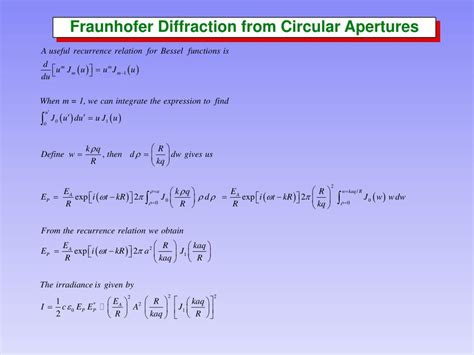 Ppt Fraunhofer Diffraction Powerpoint Presentation Free Download Id 3109164