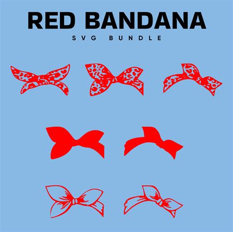 Red Bandana Svg Masterbundles