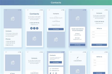 Collector Ios Wireframe Ui Kit Diseño De App Disenos De Unas