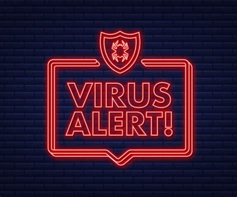 Danger Symbol Virus Royalty Free Vector Image Vectorstock