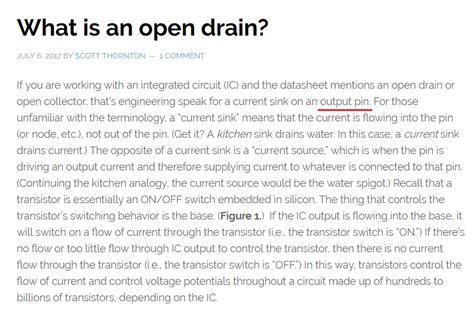 Transistors How To Define A Microcontroller Pin As Open Collector Or
