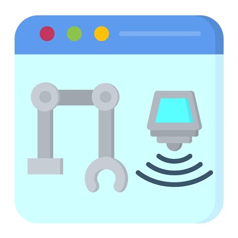 Premium Vector Cyber Physical System Flat Illustration