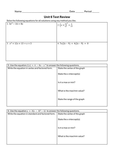 unit 6 test review new pdf vertex graph theory geometry