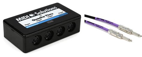 MIDI Solutions MultiVoltage Quadra Thru In Out MIDI Reverb
