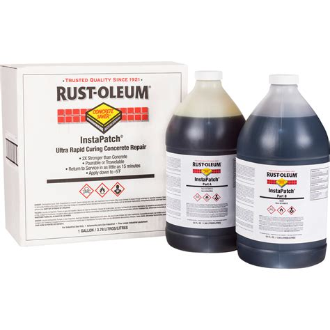 Rust Oleum Instapatch Ultra Rapid Curing Concrete Repair 1 Gallon Kit