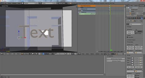 Game Engine Bge Play Animation In Other Object Using Button Blender