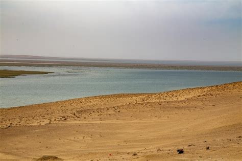 Premium Photo Degradation Has Reduced The Size Of The Lake And Increased The Salinity Of The