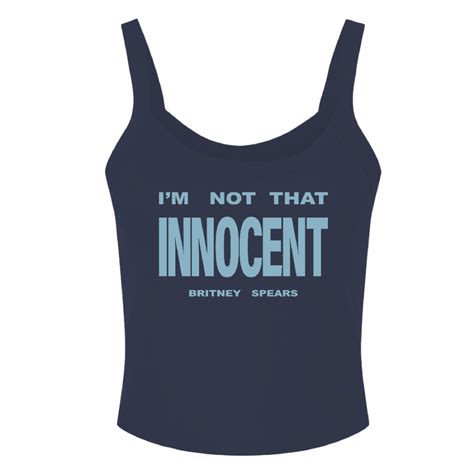 Im Not That Innocent Tank Britney Spears Official Store
