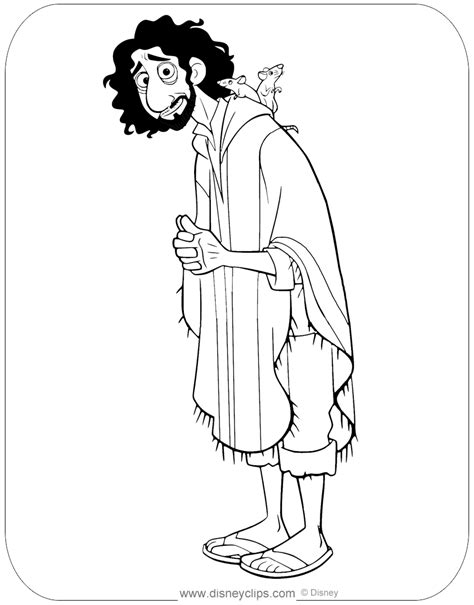 Encanto Coloring Page Bruno
