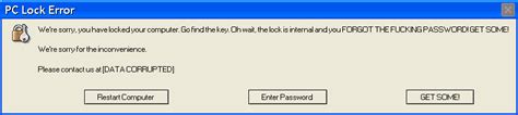 Lock Error By Nekronuke On Deviantart