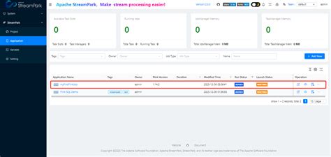用户指南 快速上手 《apache Streampark 中文版 214 Incubating》 Devlive 开源社区