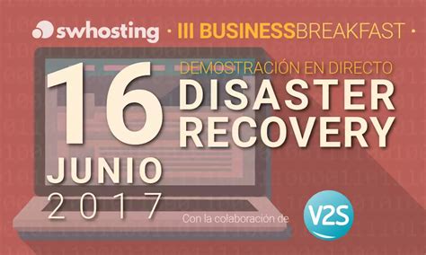Iii Business Breakfast Disaster Recovery Blog De Sw Hosting
