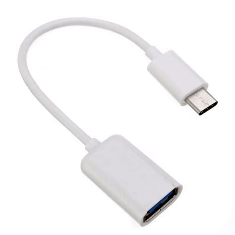 Cabo Adaptador Tipo C Otg Usb Femea