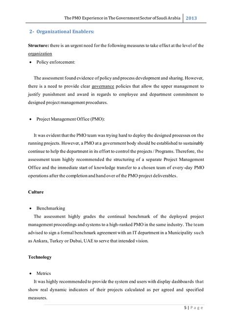 Pmo Assessment Using Opm3 Model Pdf