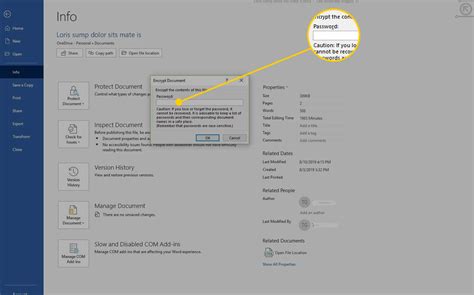 How To Unlock A Password Protected Word Document