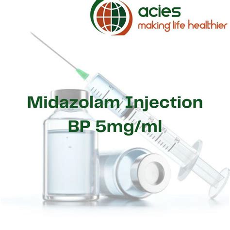 Midazolam Injection Bp 5mgml Pharmint