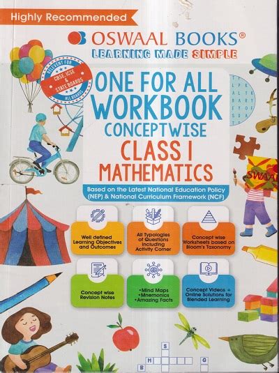 One For All Workbook Conceptwise Class 1 Mathematics Oswal Books