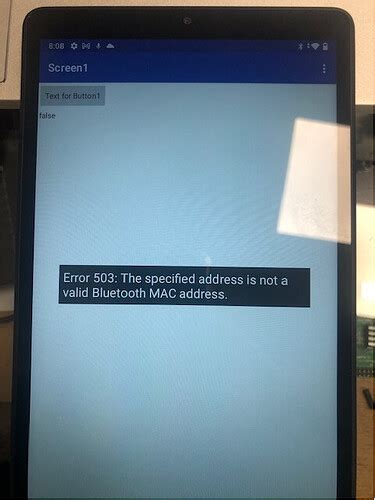 Error 908 The Permission BLUETOOTH CONNECT Has Been Denied On Android