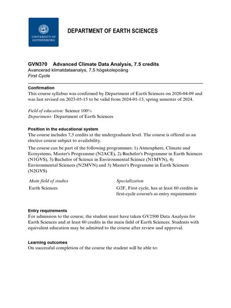 Advanced Climate Data Analysis Pdf