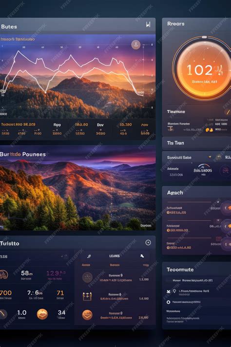 premium ai image dashboard interface mockup create an intuitive and