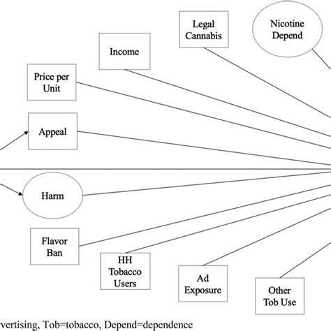Conceptual Model Diagram Originally Hypothesized Model Model 1 Download Scientific Diagram