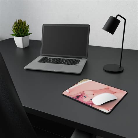 Mouse Pad Pink Hair Naked Girl Design Anti Slip Desk Mat For Gamers Computer Accessories