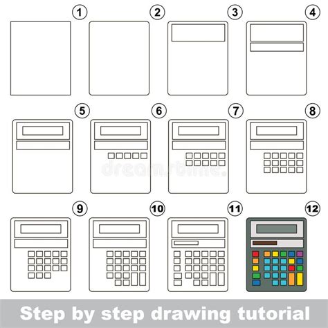 Tutorial Pentru Copiii Preșcolari Stock Vector Ilustrare Din Lucru