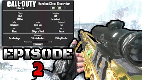 Black Ops 1 Multiplayer In 2023 Random Class Generator Ep 2 Hk21