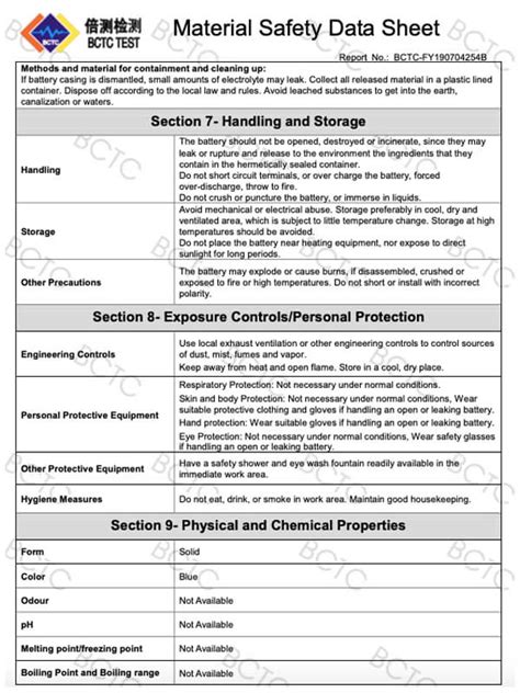 What Is Msds For Battery At Isabella Clubbe Blog