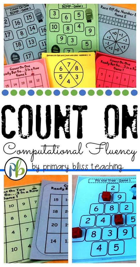 count on computational fluency unit first grade math math fact