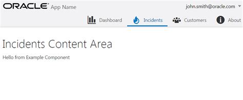 Adding A Composite Component To An Oracle Jet Web Application