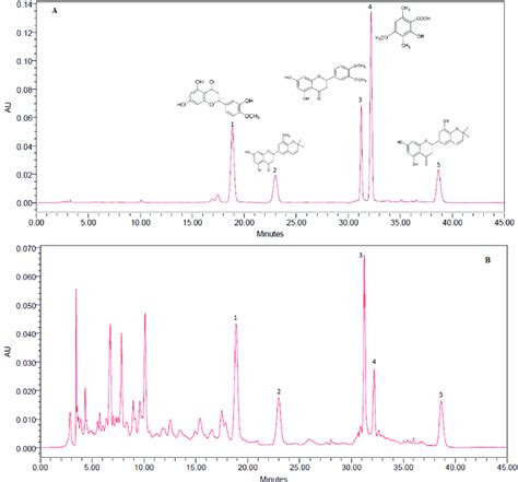 Chromatograms Hplc Pda Of A Isolated Compounds From Stem Bark Of E