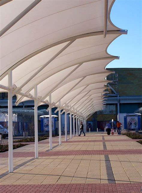 سقف چادری ورودی ساختمان سایبان چادری پارکینگ سقف چادری محوطه