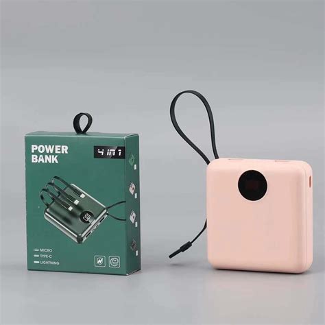 Jual Power Bank Mini Port Usb Led Mah Type C Powerbank Fast Charging Shopee Indonesia