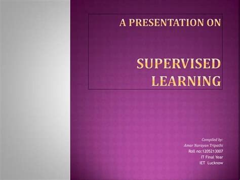 machine learning linear regression ppt
