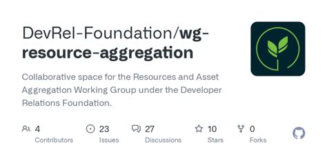 github devrel foundation wg resource aggregation collaborative space