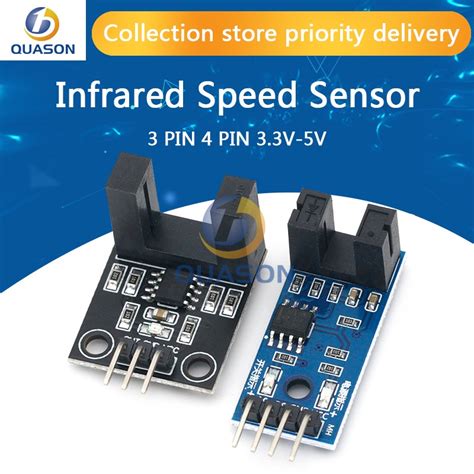 f249 4 pin infrared speed sensor module for arduino 51 avr pic 3 3v 5v
